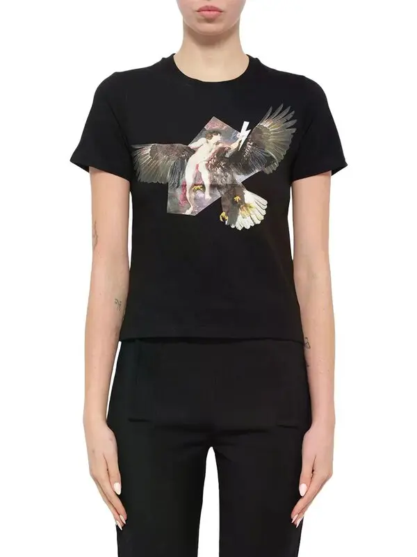 Neil Barrett Eagle Print T-shirt - Black
