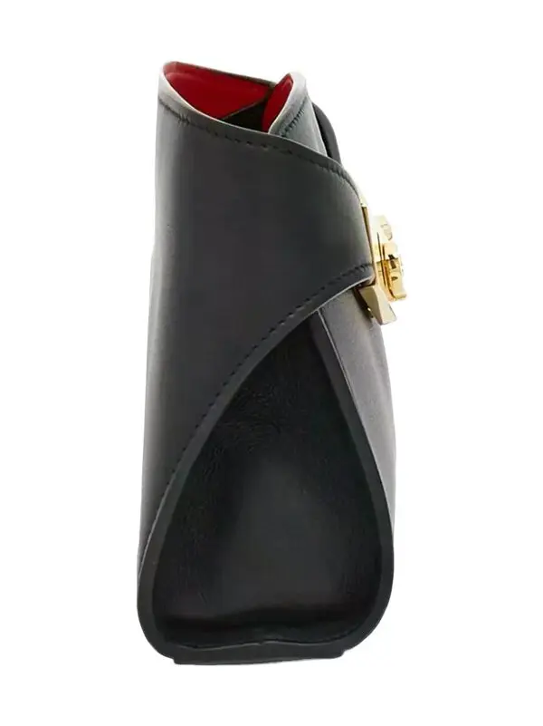 FERRAGAMO Hug Mini Bicolor Crossbody Bag - Black