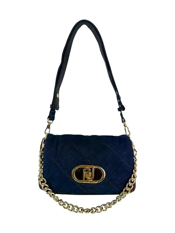 Liu Jo Leopard-print Quilted Crossbody Bag - Blue