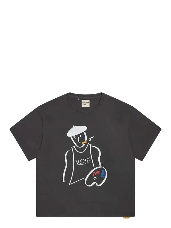 GALLERY DEPT. Palette Glitter-logo T-shirt - Black