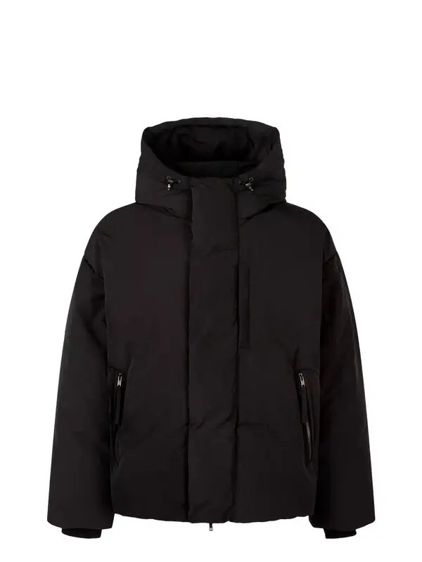 STUDIO TOMBOY Hooded Zip-up Jacket - Black