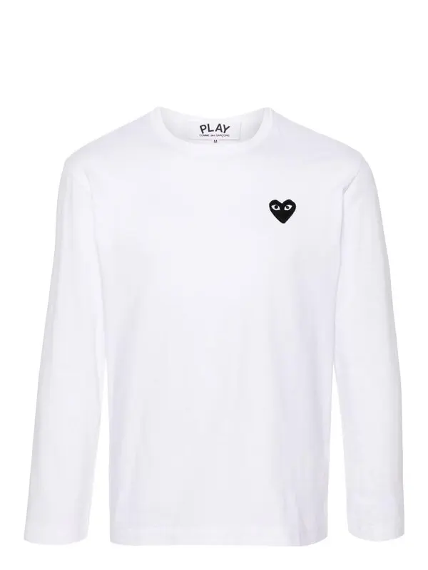 Play Comme Des Garcon Cotton T-shirt - White