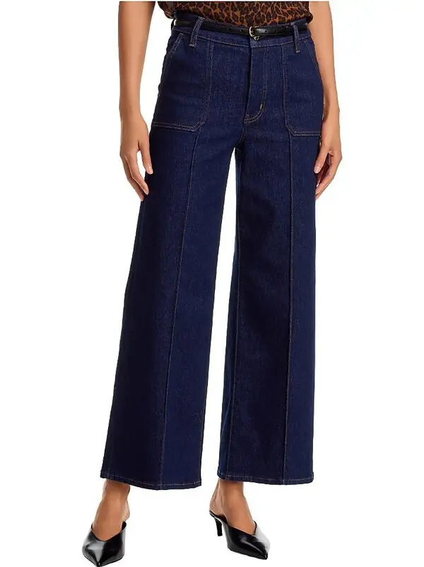 FRAME Le Pixie Slim Palazzo High Rise Jeans - Rinse