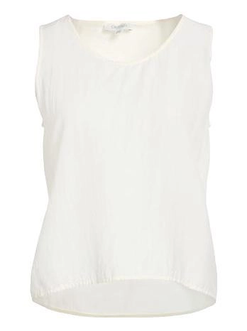 Crossley Silk And Wool Sleeveless Top - White