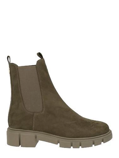 Marco Tozzi Ankle Boots Military Size Textile Fibers - Green