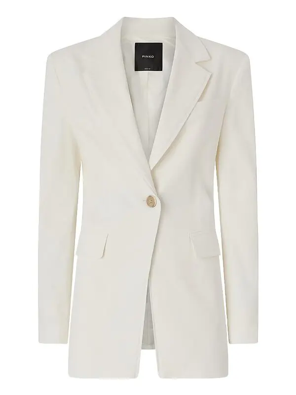 Pinko Effie Stretch Linen Blend Jacket - Z