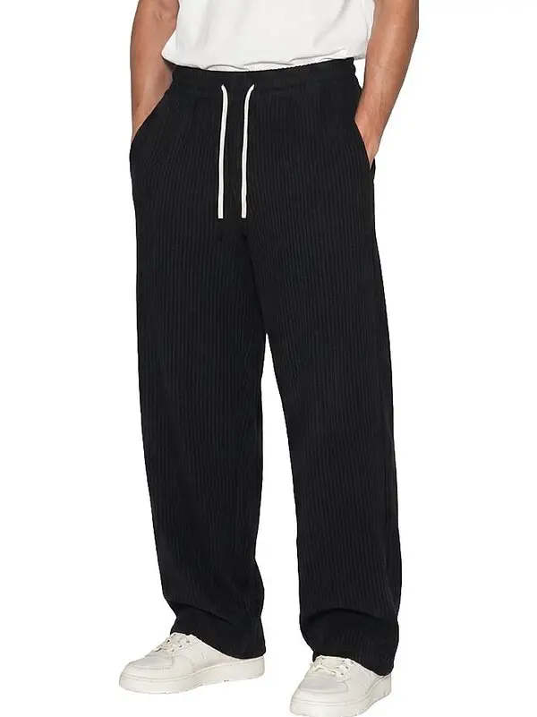 NANA JUDY Relaxed Fit Roxford Pants - Black