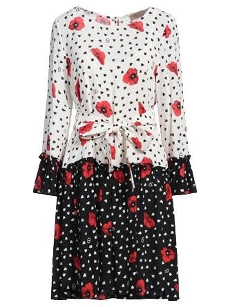 TWINSET Mini Dress Size Polyester - White