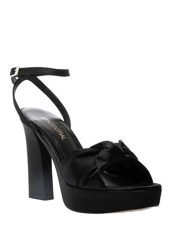 275 CENTRAL Miles Platform Sandal - Black