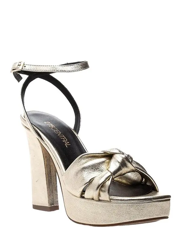 275 CENTRAL Miles Platform Sandal - Gold