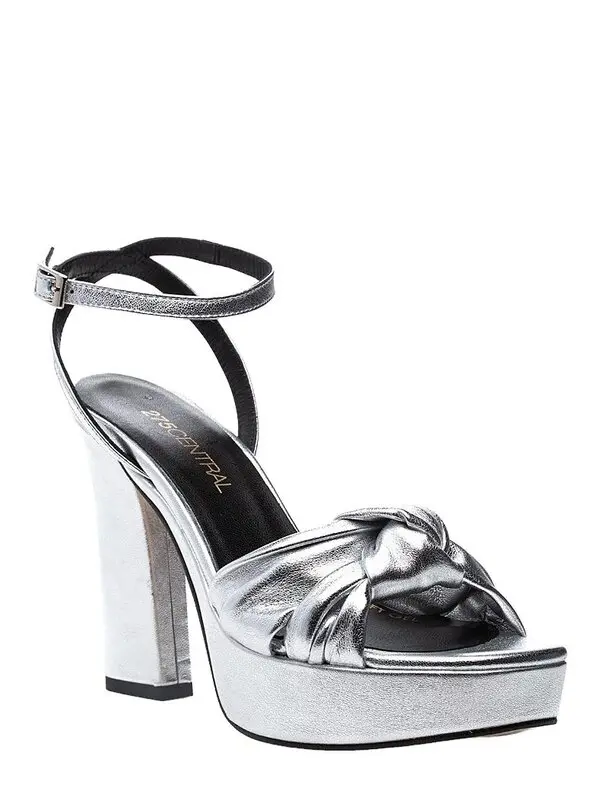275 CENTRAL Miles Platform Sandal - Silver