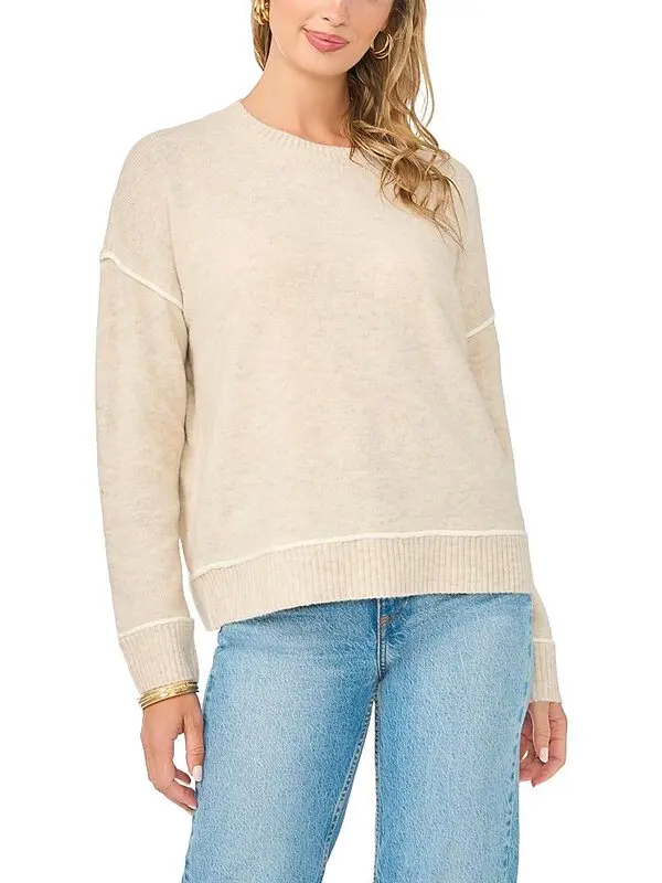 Vince Camuto Crewneck Sweater - Malted