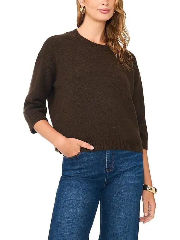 Vince Camuto Crewneck Sweater - Chocolate