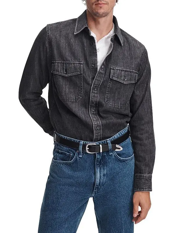Rag & Bone Denim Cpo Overshirt - Ace