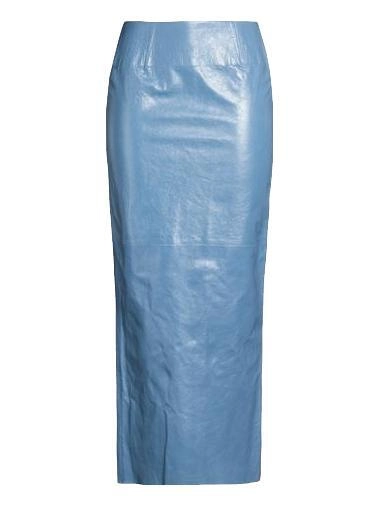 Marni Maxi Skirt Slate Goat Skin - Blue