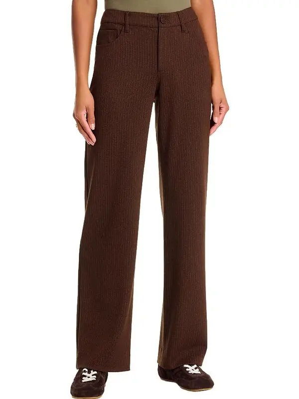 Rag & Bone Cam Ponte Jacquard Pants - Brown Multi