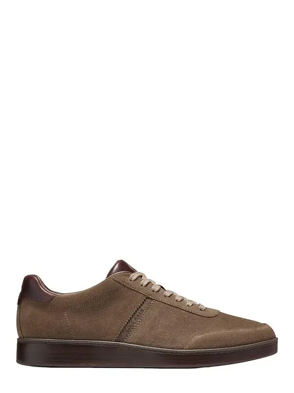 Cole Haan Grandpr Flexcraft Suede Sneakers - Truffel