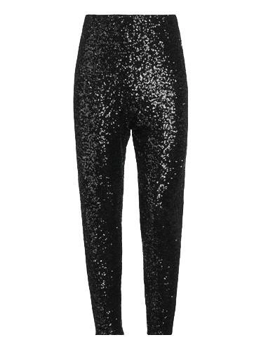 Pinko Sequined Tulle Tapered Pants - Black