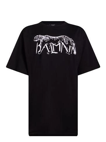 Balmain T-shirt Size Cotton - Black