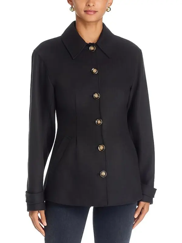 Veronica Beard Severine Dickey Coat - Black