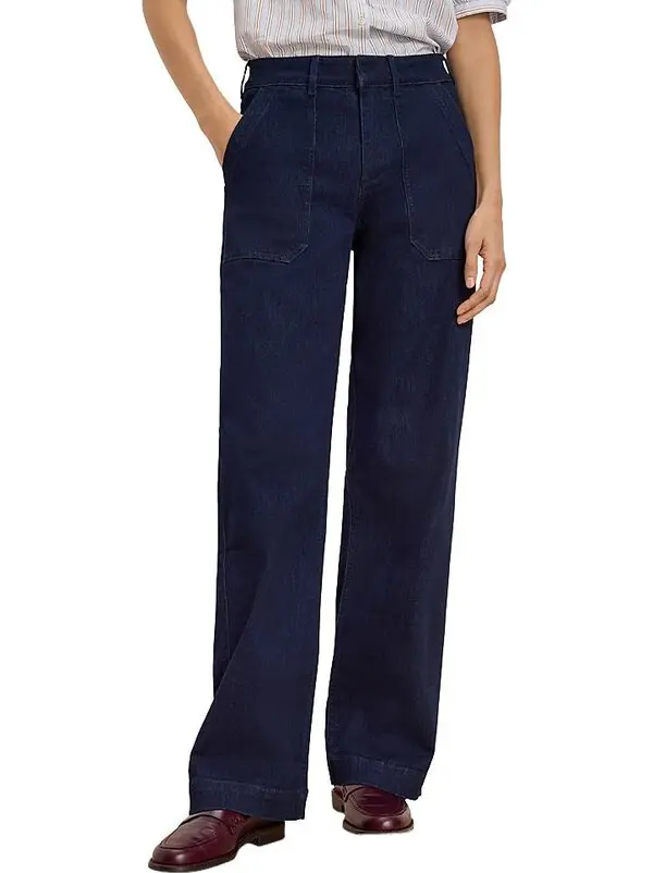 NIC+ZOE Highland High Rise Wide Leg Jeans - Midnight