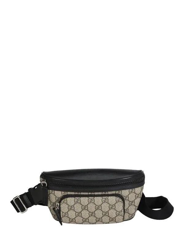 Gucci Gg Supreme Canvas Belt Bag - Brown