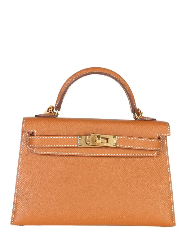 Hermès Gold Epsom Sellier Kelly Ii 20 Ghw - Brown