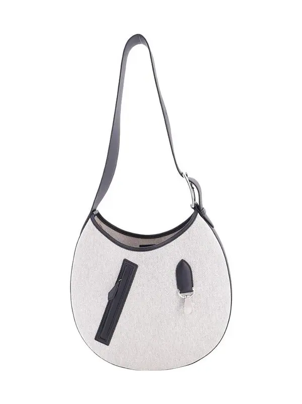 Hermès Arcon Bag Toile And Leather - Black