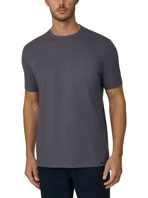 Boggi Milano Stretch Supima Cotton Jersey T-shirt - Dark Grey
