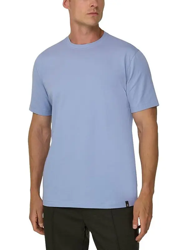 Boggi Milano Stretch Supima Cotton Jersey T-shirt - Light Blue