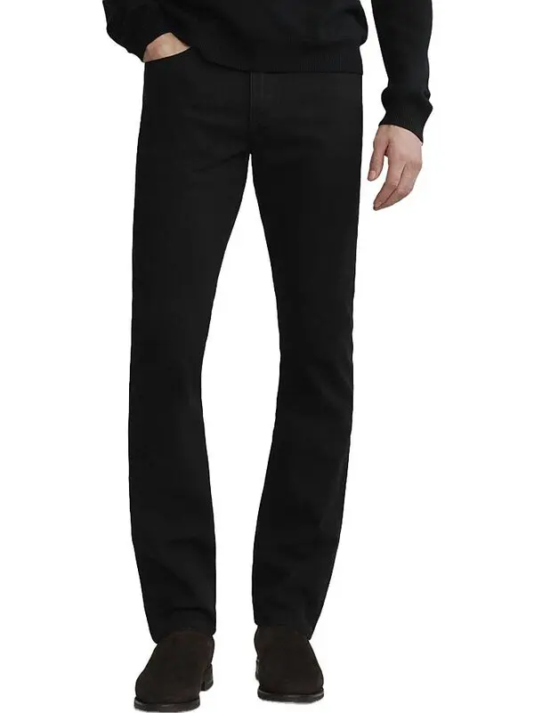 DL1961 Russell Slim Straight Fit Ultimate Five Pocket 32 Jeans - Black