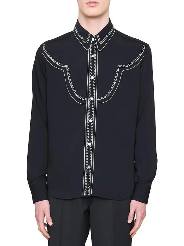 Amiri Western Club Shirt - Black
