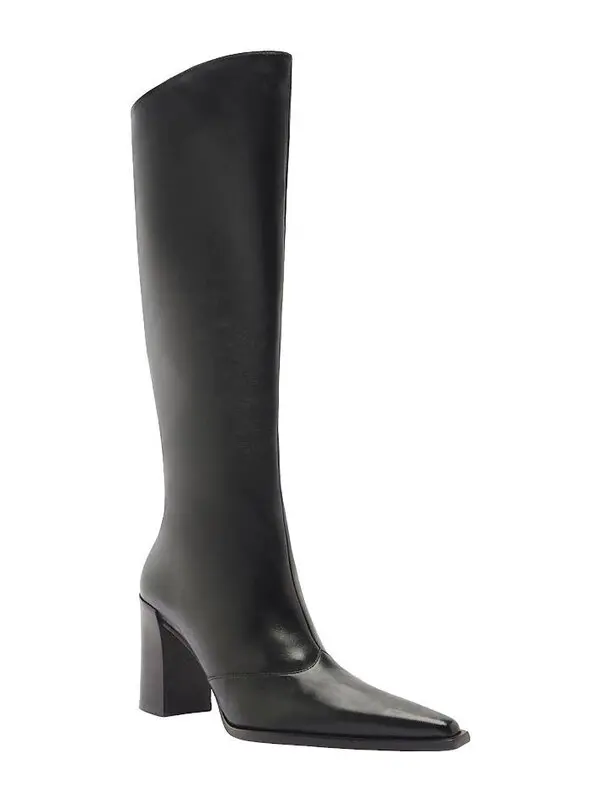 Schutz Raffaela Up Knee High Boots - Black