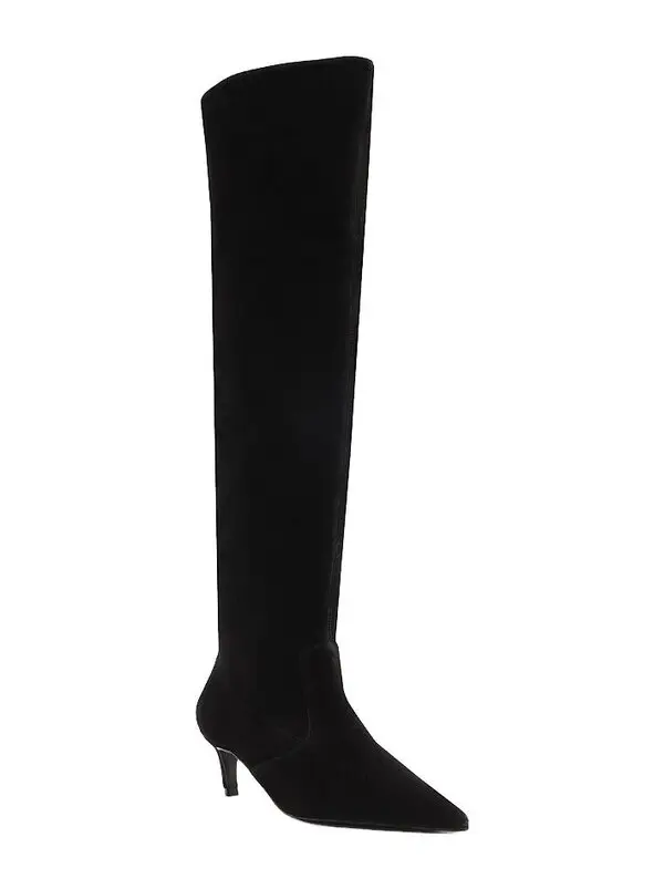 Schutz Odessa Suede Over-the-knee Boots - Black