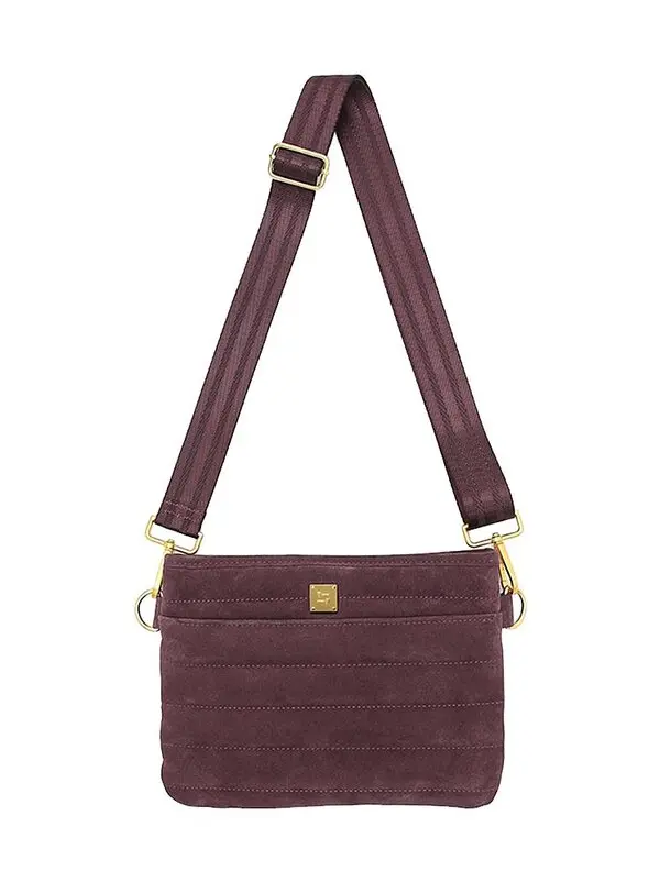THINK ROYLN Bum Bag 2.0 Small Suede Crossbody - Bordeaux