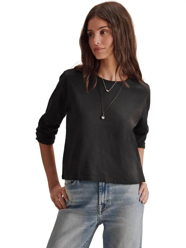 Splendid Louisa Long Sleeve Tee - Java