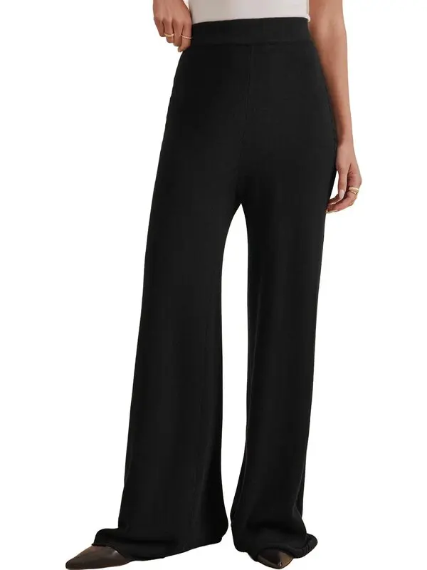 Splendid Annika Cable Sweater Pant - Black