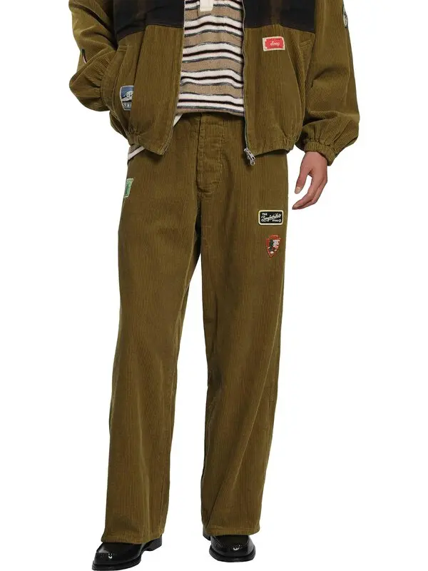 SONG FOR THE MUTE Baggy Pants - Yellow
