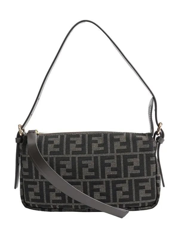 Fendi Zip Top Small Bag - Brown