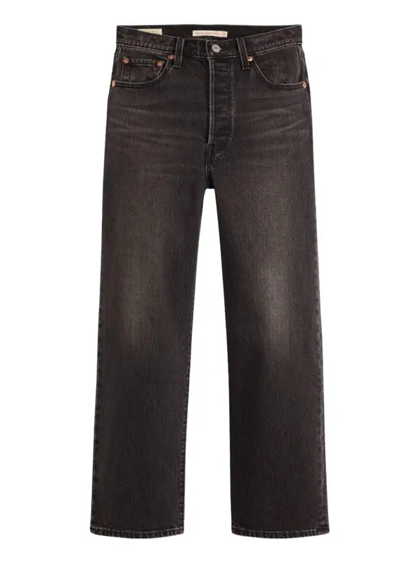 LEVI'S Ribcage Straight Ankle Jeans - Medium Wash