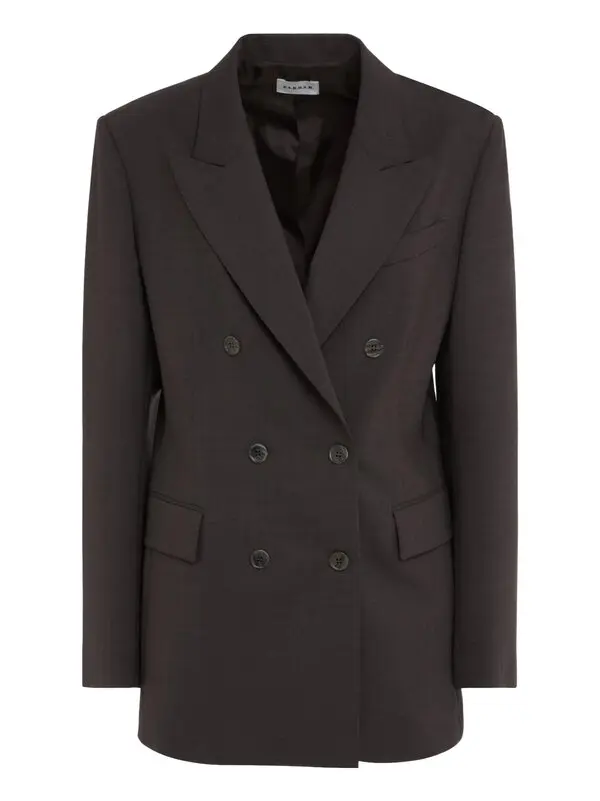 P.a.r.o.s.h Double-breasted Blazer - Black