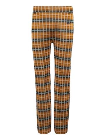 WALES BONNER Plaid Pattern Casual Pants - Brown
