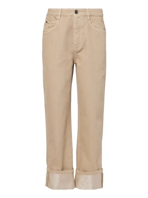 Brunello Cucinelli Multi-pocket Jeans - Beige