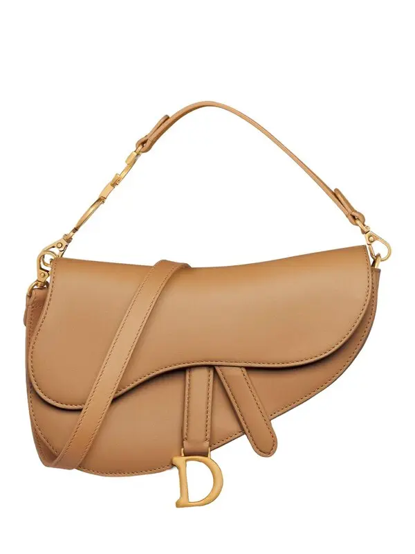 Dior Small Saddle Multicarry Bag With Strap - Nude