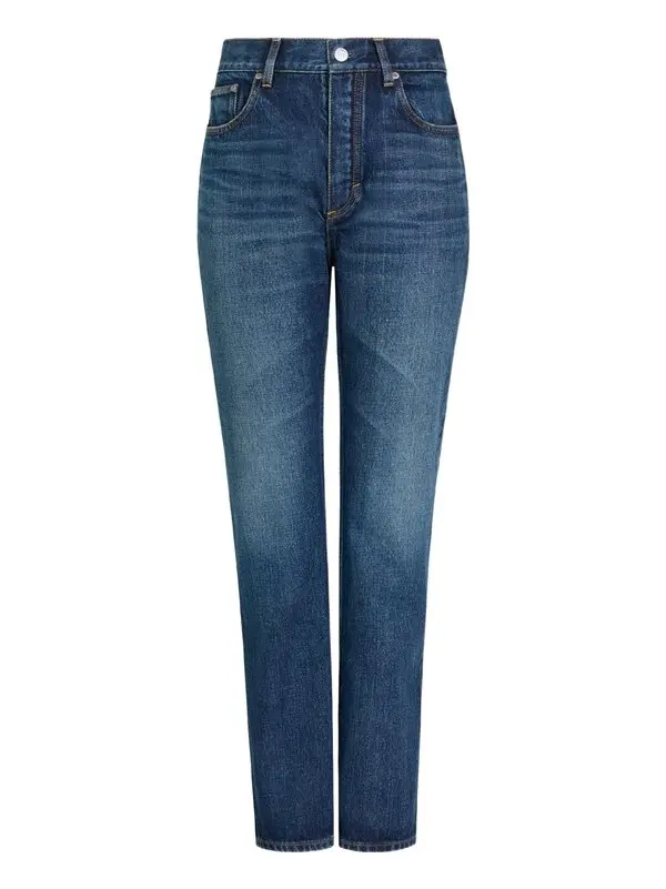 Alaïa Jean Skinny En Denim - Blue