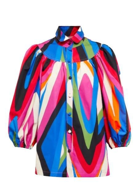 Emilio Pucci Printed Cotton Blouse - Multicolor