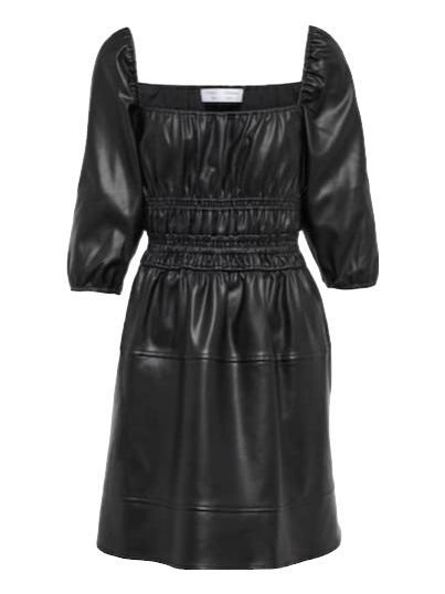 Proenza Schouler Leather Mini Dress - Black