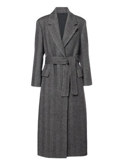 Brunello Cucinelli Belted Coat - Black