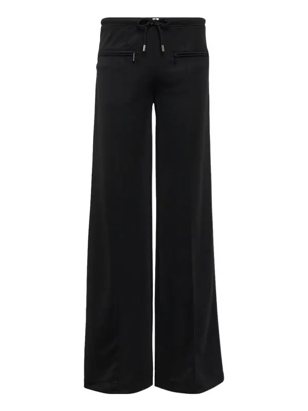 COURREGES Interlock Logo Jersey Track Pants - Black