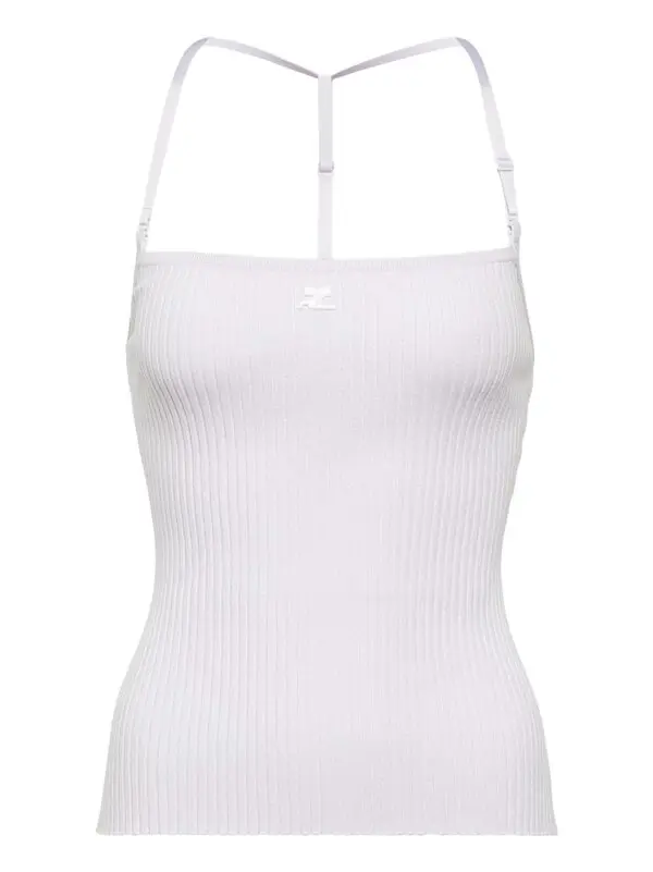 COURREGES Sleeveless Camisole - White